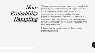 Sampling methods | PPTX