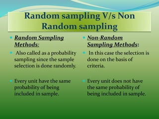 Sampling methods