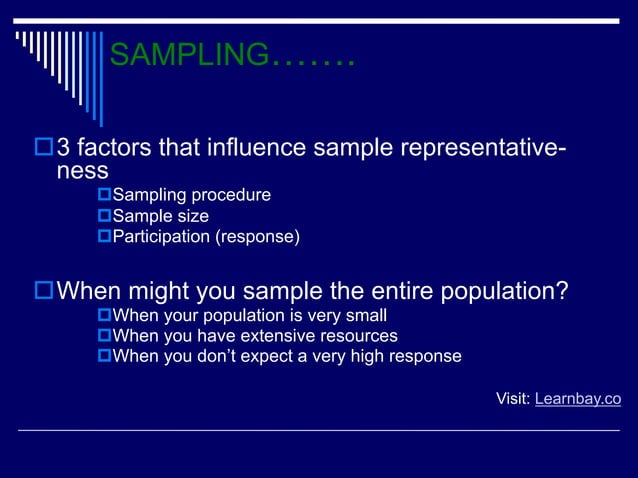 Sampling Methods | PPT