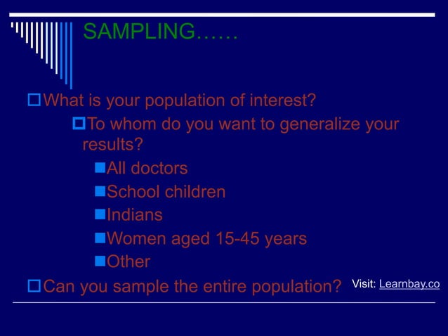 Sampling Methods | PPT