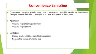 Sampling methods | PPTX