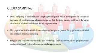 SAMPLING METHODS A CASE STUDY AND DETAILED EXPLANATION | PPTX