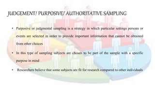 SAMPLING METHODS A CASE STUDY AND DETAILED EXPLANATION | PPTX