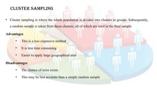SAMPLING Methods and its types and various techniques | PPTX