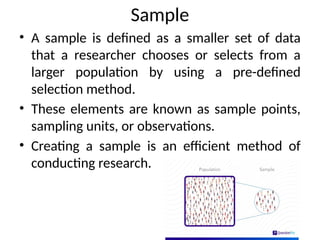 SAMPLING TECHNIQUES IN RESEARCH - types & procedure | PPTX