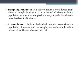 sampling methods definition and types and difference between them | PPT