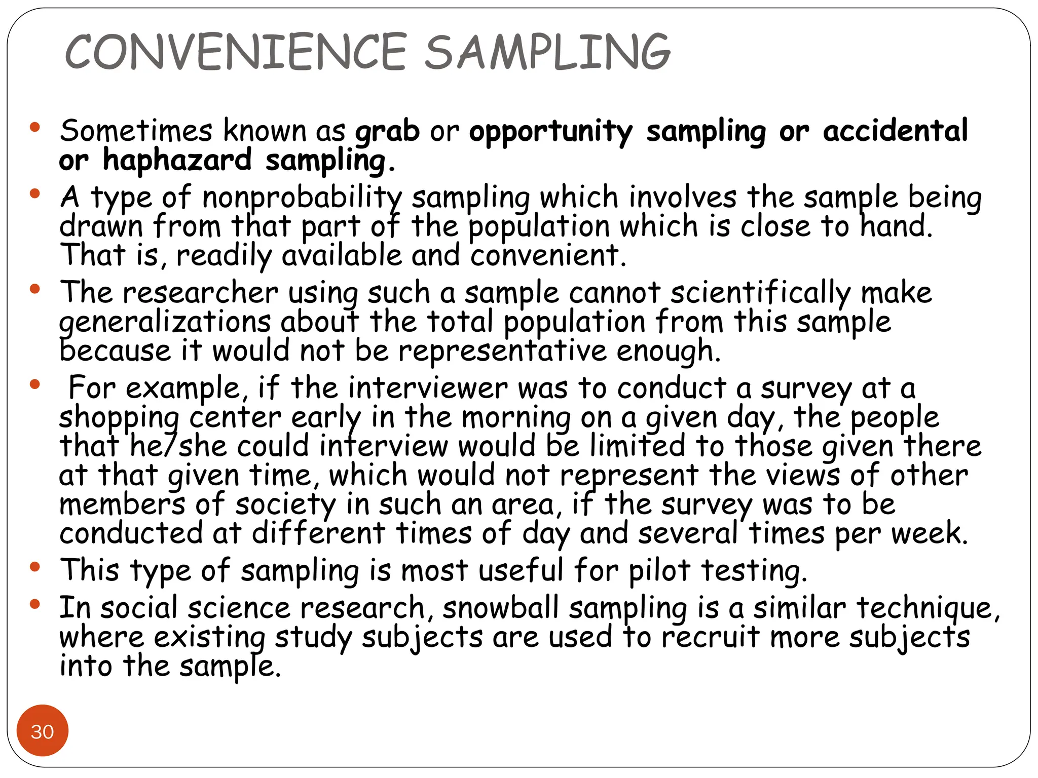 A presentation on the discussion of Sampling Methods.ppt