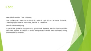 SAMPLING METHODS 5.pptx research community health | PPTX