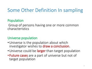 Sampling methods | PPTX