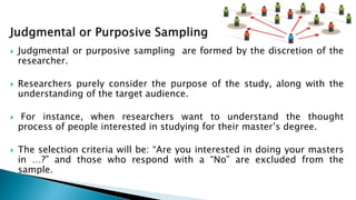 Sampling methods and its applications | PPTX