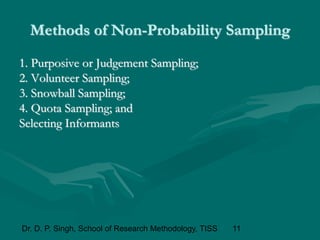 SAMPLING methods d p singh .ppt