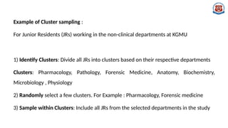 Sampling methods and its types DR SURYA.pptx