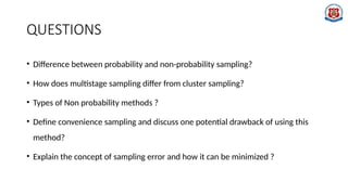Sampling methods and its types DR SURYA.pptx