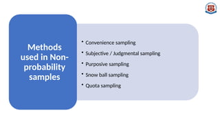 Sampling methods and its types DR SURYA.pptx