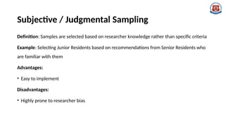 Sampling methods and its types DR SURYA.pptx