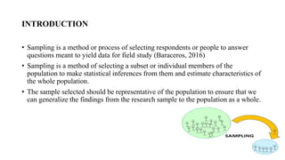 Sampling methods for research | PPTX | Science