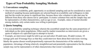 Sampling methods for research | PPTX