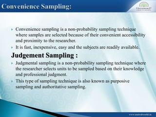 Sampling methods in social research | PPTX | Science
