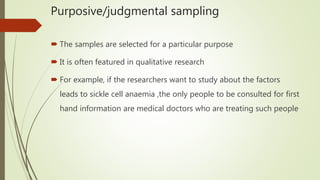 Sampling methods ppt | PPTX