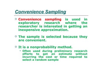 Sampling methods roll no. 509 | PPT