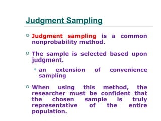 Sampling methods roll no. 509 | PPT