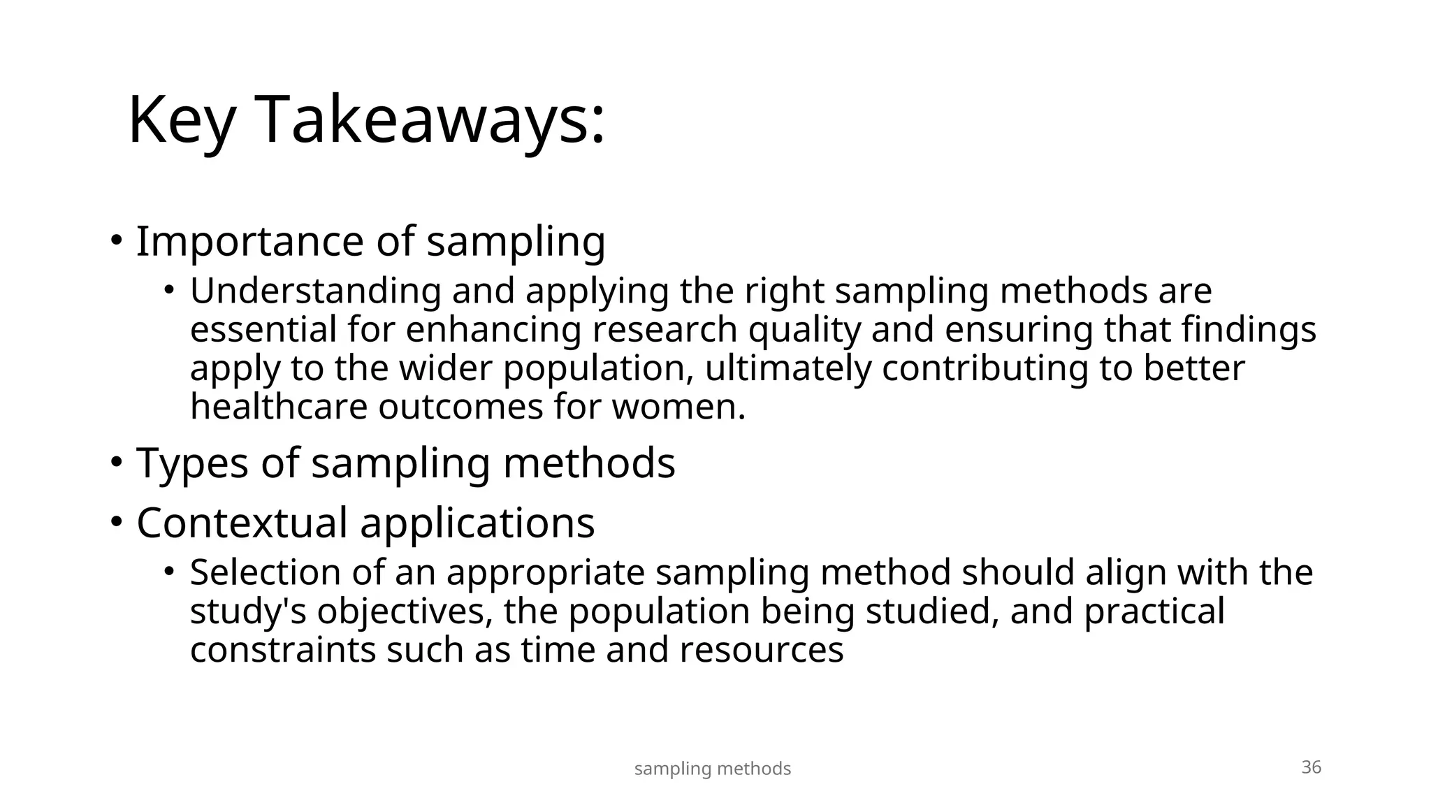 SAMPLING METHODS update 2.ppt in clincal reseach | PPT | Free Download