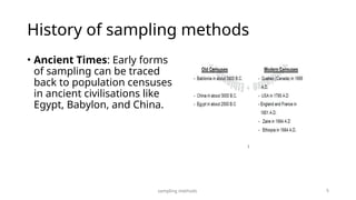 SAMPLING METHODS update 2.ppt in clincal reseach | PPT | Free Download