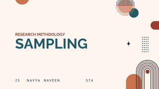 Sampling in research methodology......... | PDF