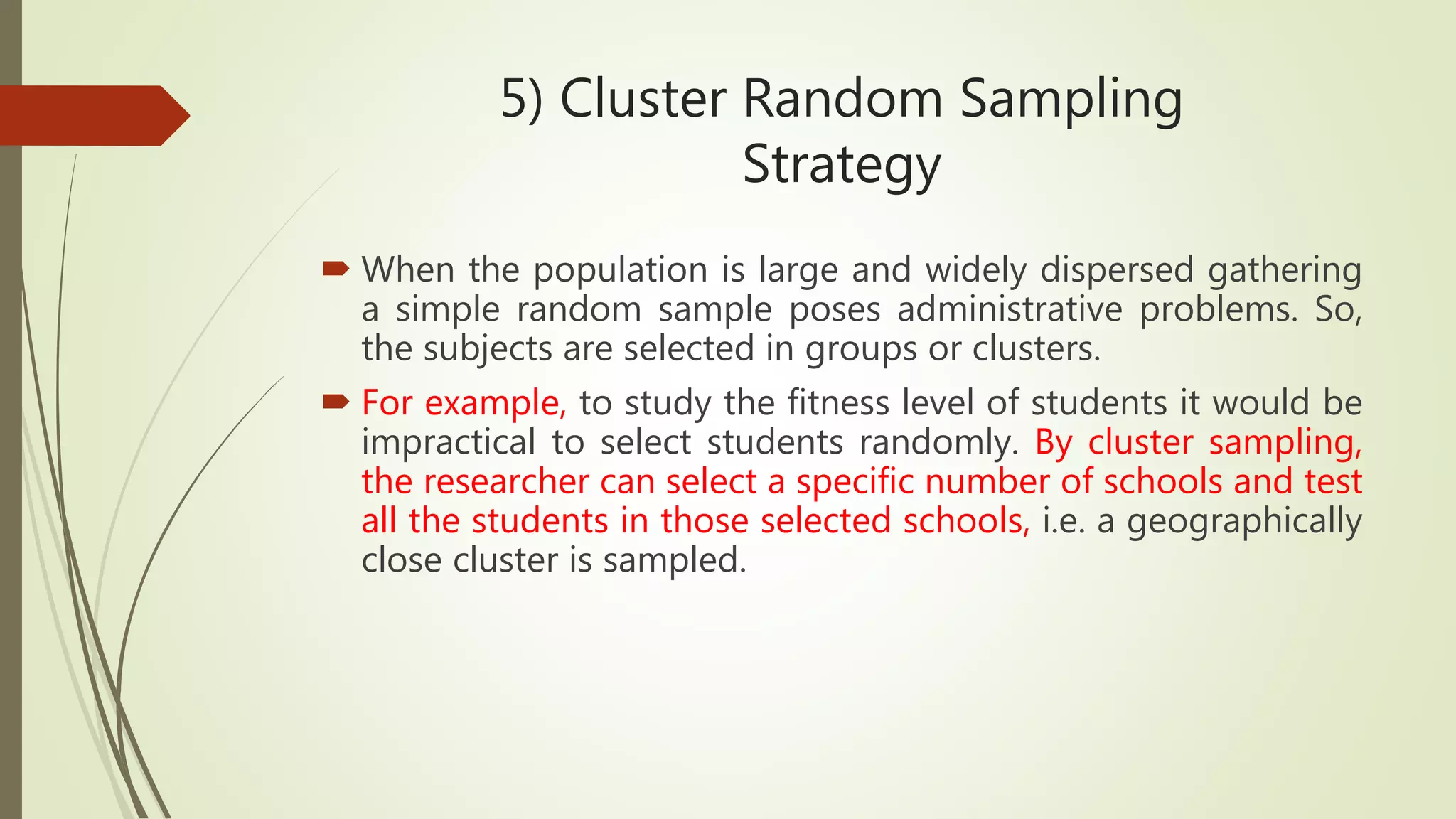 an introduction and characteristics of sampling, types of sampling and ...