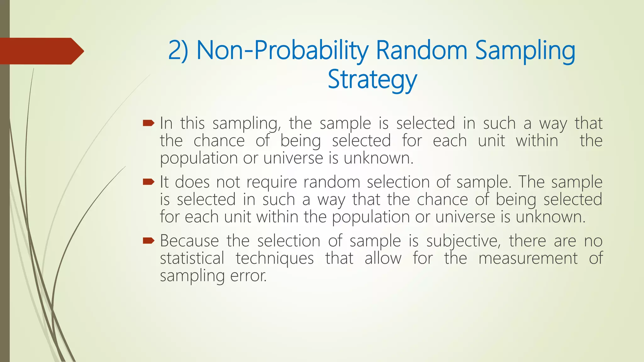 an introduction and characteristics of sampling, types of sampling and ...