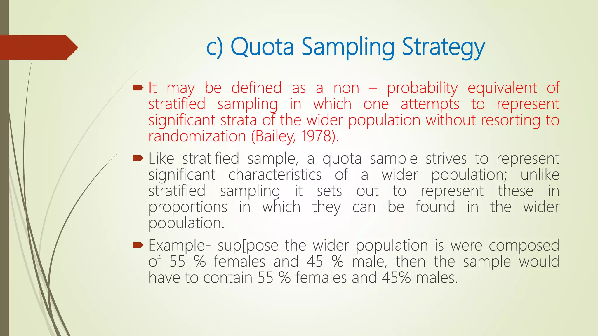 an introduction and characteristics of sampling, types of sampling and errors | PPTX