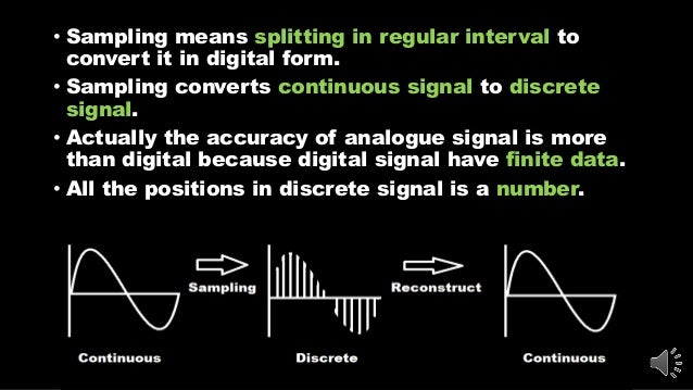 Eee Sampling Of Analogue Signals
