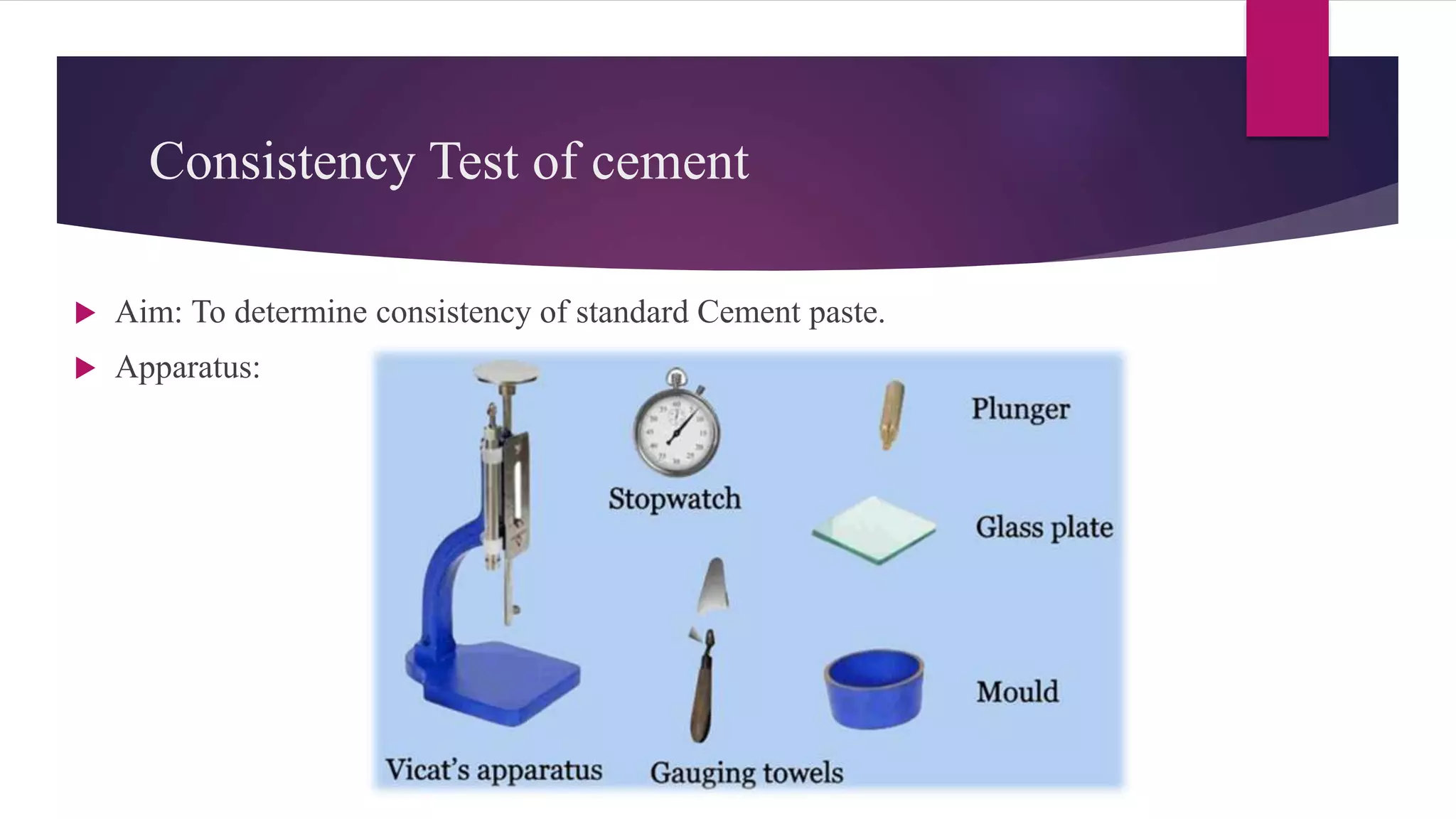 Sampling of cement & its tests | PPTX