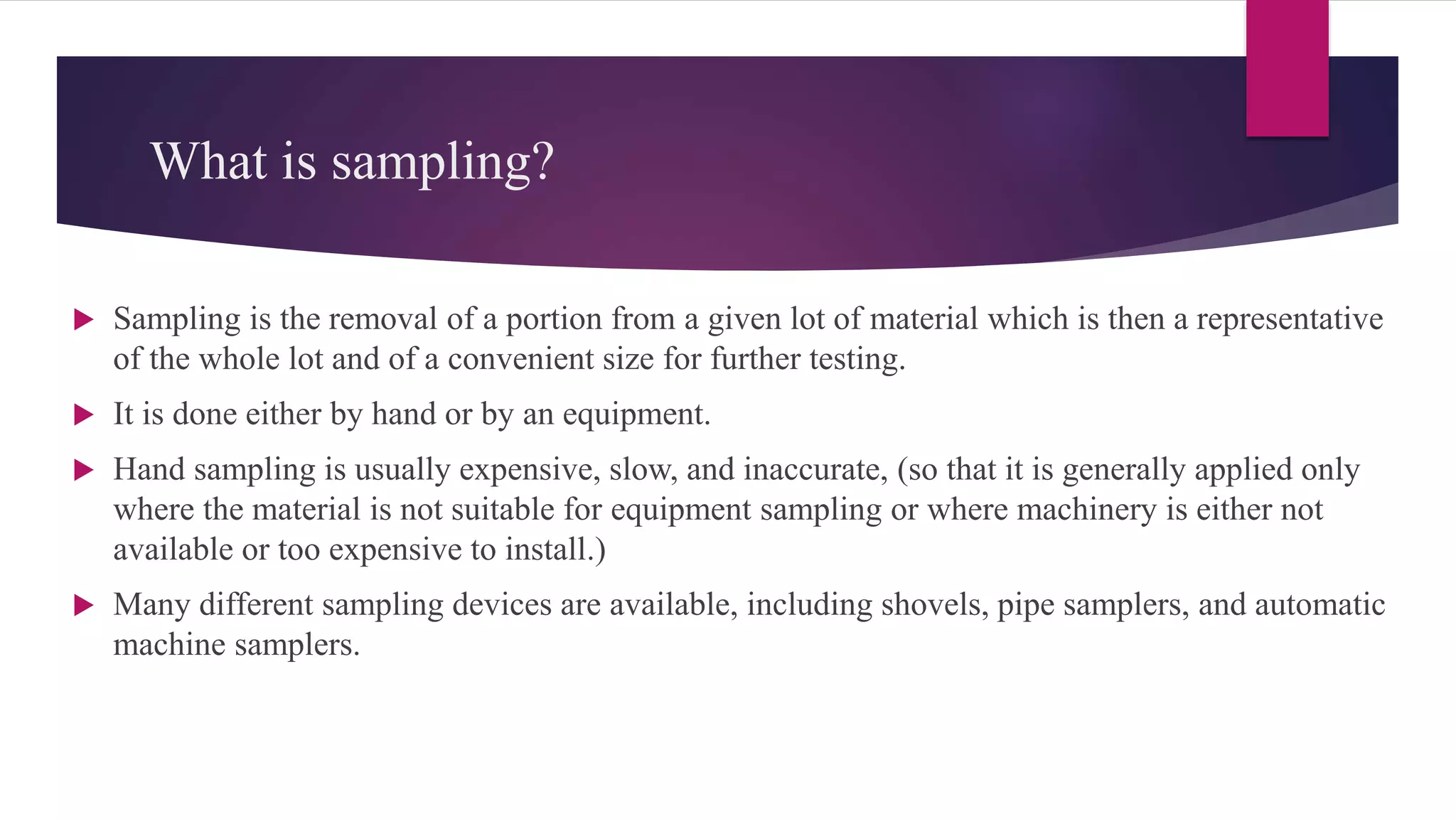 Sampling of cement & its tests | PPTX