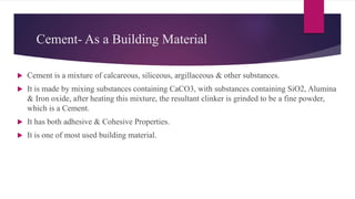 Sampling of cement & its tests | PPTX