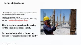 Sampling of Concrete in-situ and in the Lab. | PPTX
