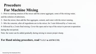 Sampling of Concrete in-situ and in the Lab. | PPTX