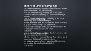 SAMPLING OF FOOD and theories. pptx | PPTX