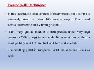 Sampling of solids in IR spectroscopy | PPTX