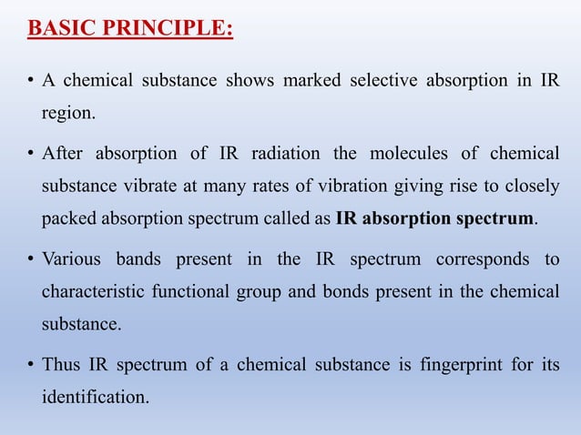 Sampling of solids in IR spectroscopy | PPTX | Chemistry | Science