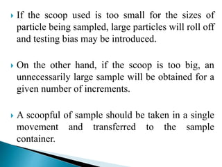 Pharmaceuticals Sampling plans and techniques | PPTX