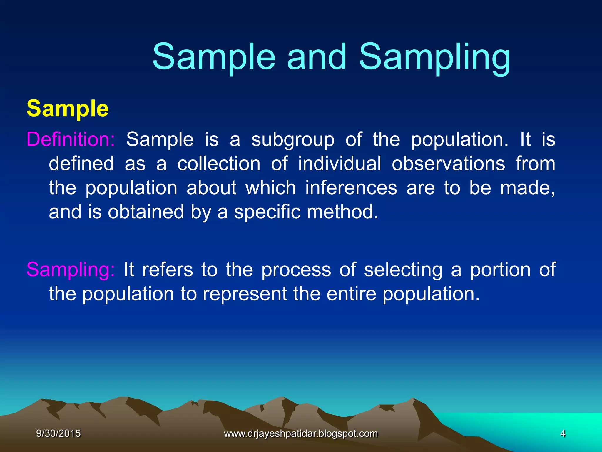 Sampling ppt | PPT