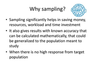 Data Sampling Methods in Healthcare | PPTX