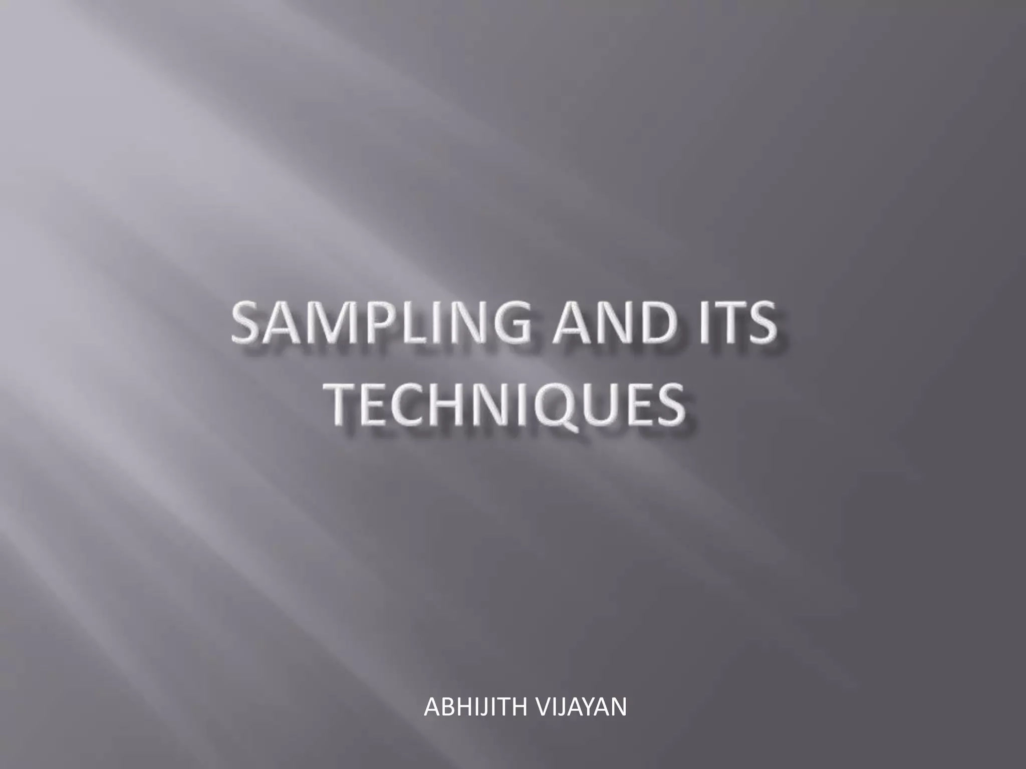 Types Of Sampling Sampling Methods With Examples