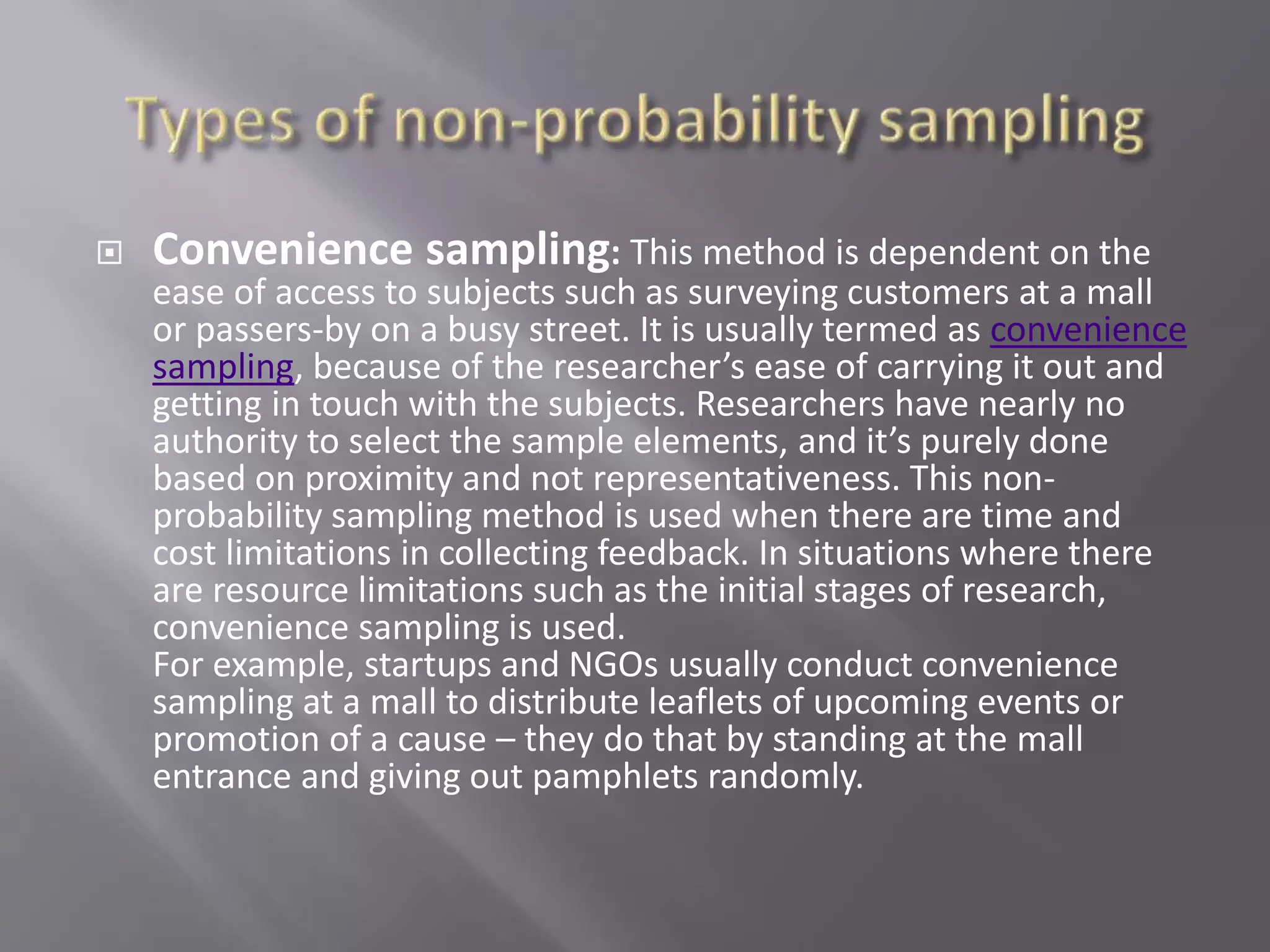 Sampling techniques | PPTX