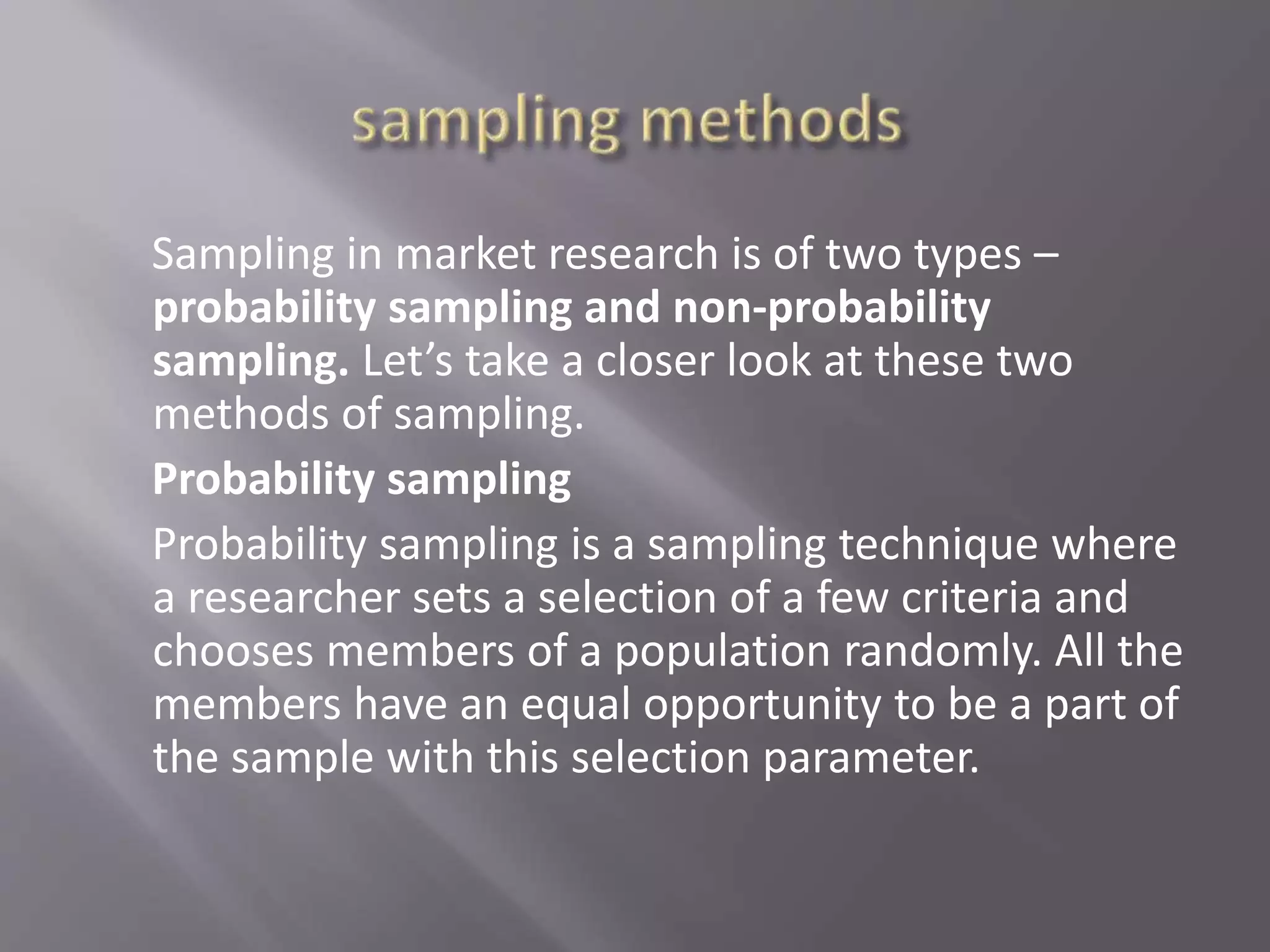 Sampling techniques | PPTX