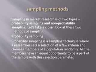 Sampling techniques | PPTX