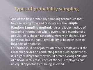 Sampling techniques | PPT