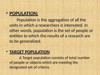 Sampling and types of sampling presentation PPT.pptx