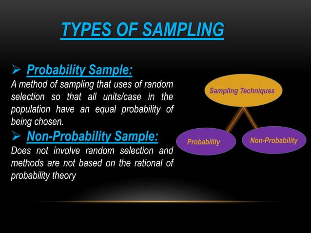 Sampling (statistics and probability) | PPT